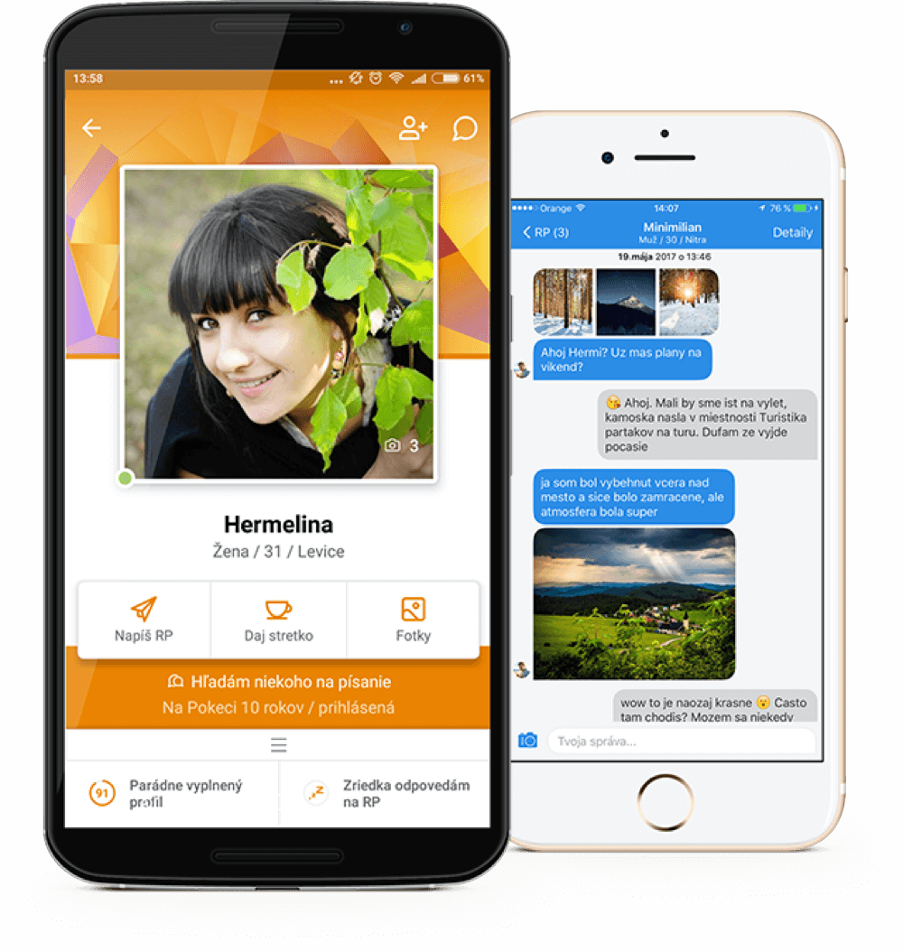 Mobilná aplikácia - Pokec.sk